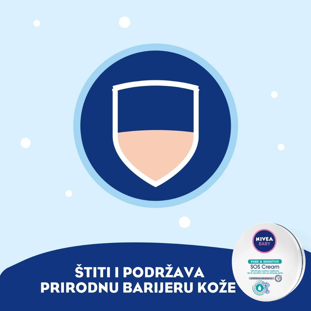 NIVEA Baby Pure & Sensitive Intenzivna Krema za Bebe i Decu 150 mL, | eApoteka