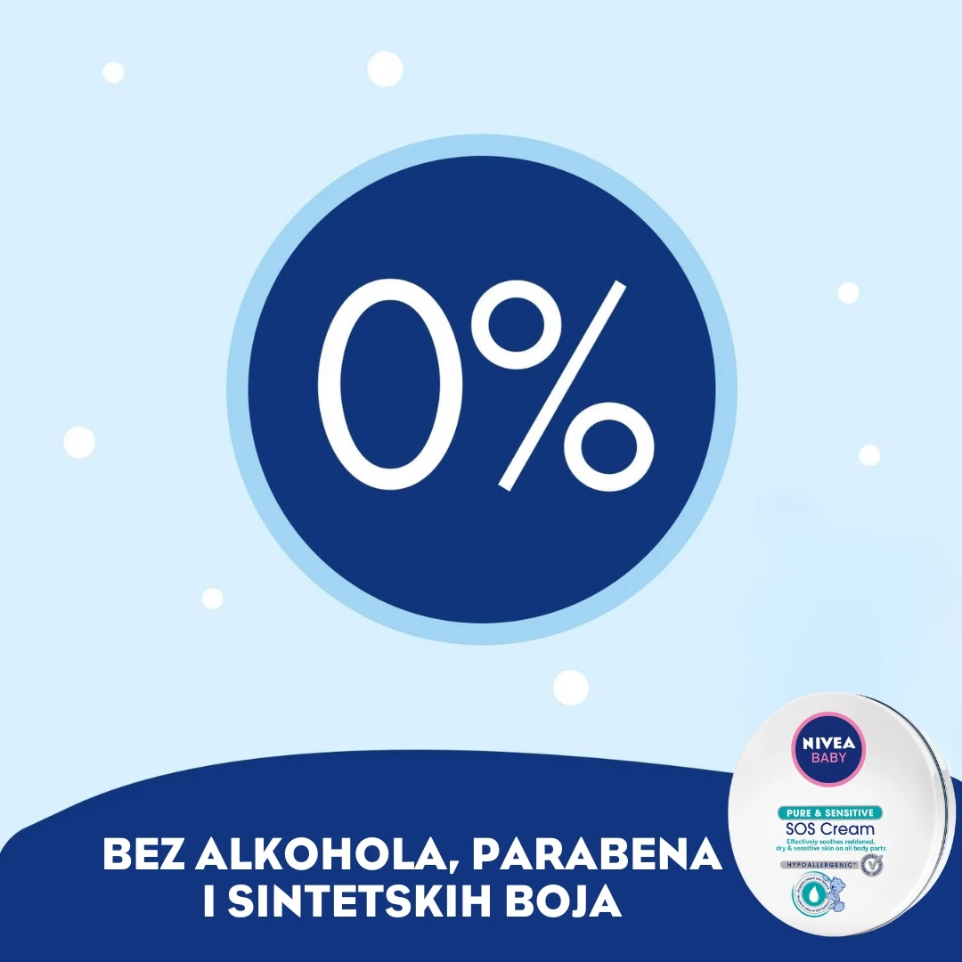 NIVEA Baby Pure & Sensitive Intenzivna Krema za Bebe i Decu 150 mL, | eApoteka