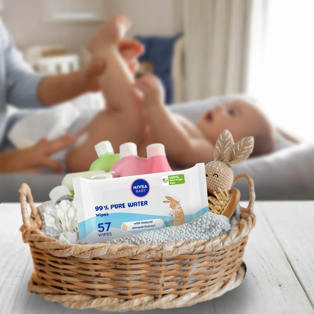 NIVEA Baby Pure Water Vlažne Maramice za Bebe i Decu 57 Komada, | eApoteka