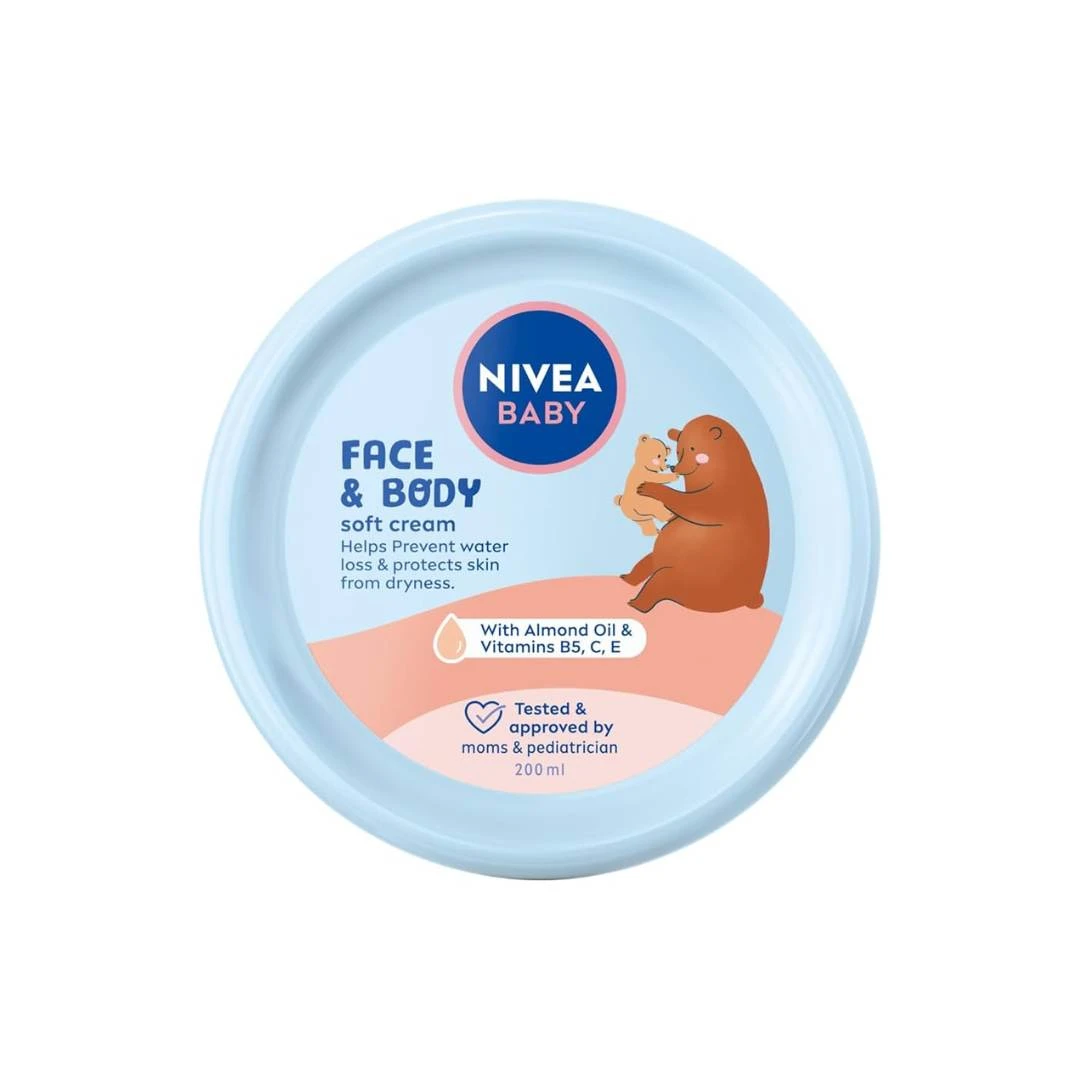 NIVEA Baby Soft Krema za Bebe i Decu 200 mL, | eApoteka
