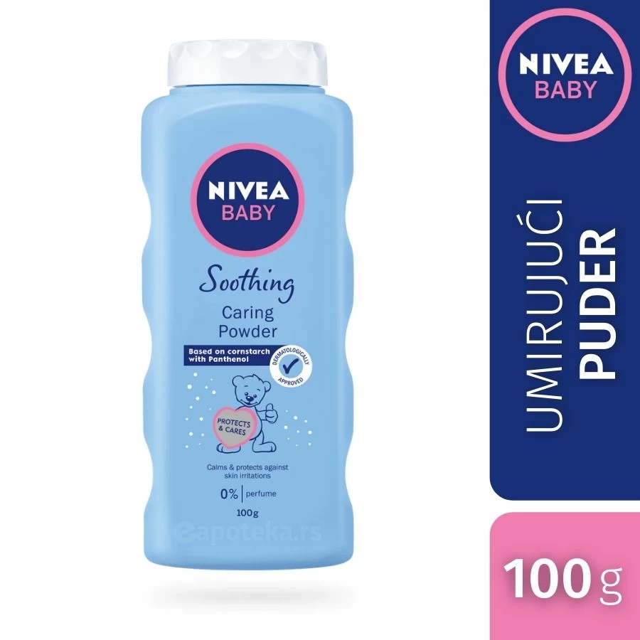 NIVEA Baby Umirujući Puder za Bebe i Decu 100 g, | eApoteka