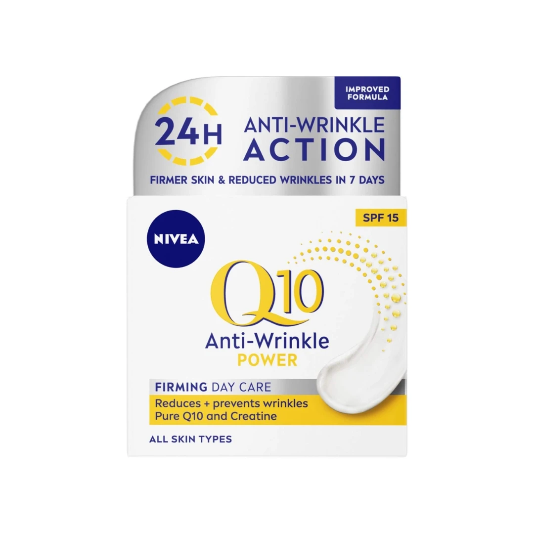 NIVEA Q10 Power Dnevna Krema Protiv Bora + Zatezanje Kože SPF15 50 mL, | eApoteka