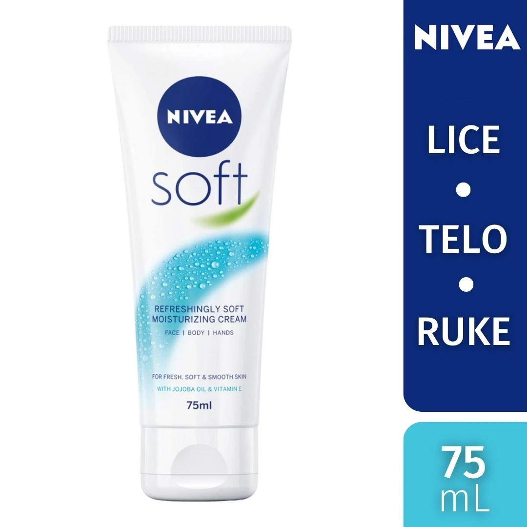 NIVEA Soft Krema u Tubi 75 mL; Univerzalna Krema; sa Vitaminom E, | eApoteka