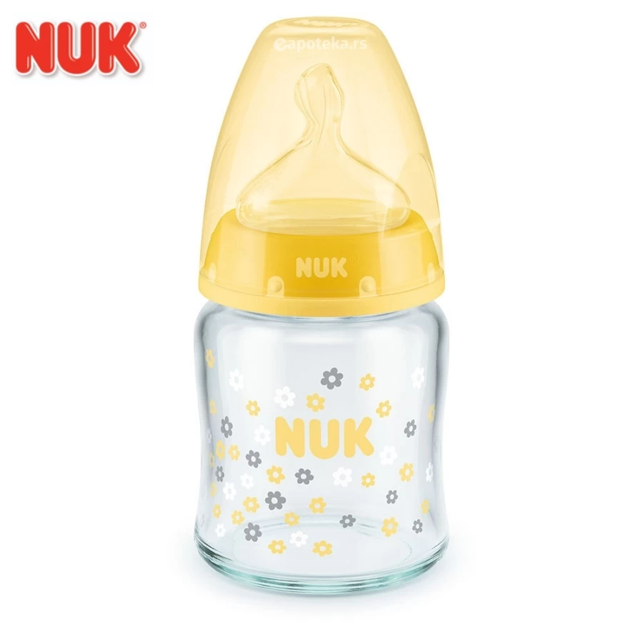 NUK® Flašica Staklena, 0-6m, 120 mL, | eApoteka