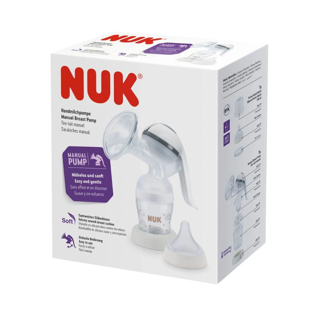 NUK® Ručna Pumpica za Izmuzavanje Mleka sa Adapterom, | eApoteka