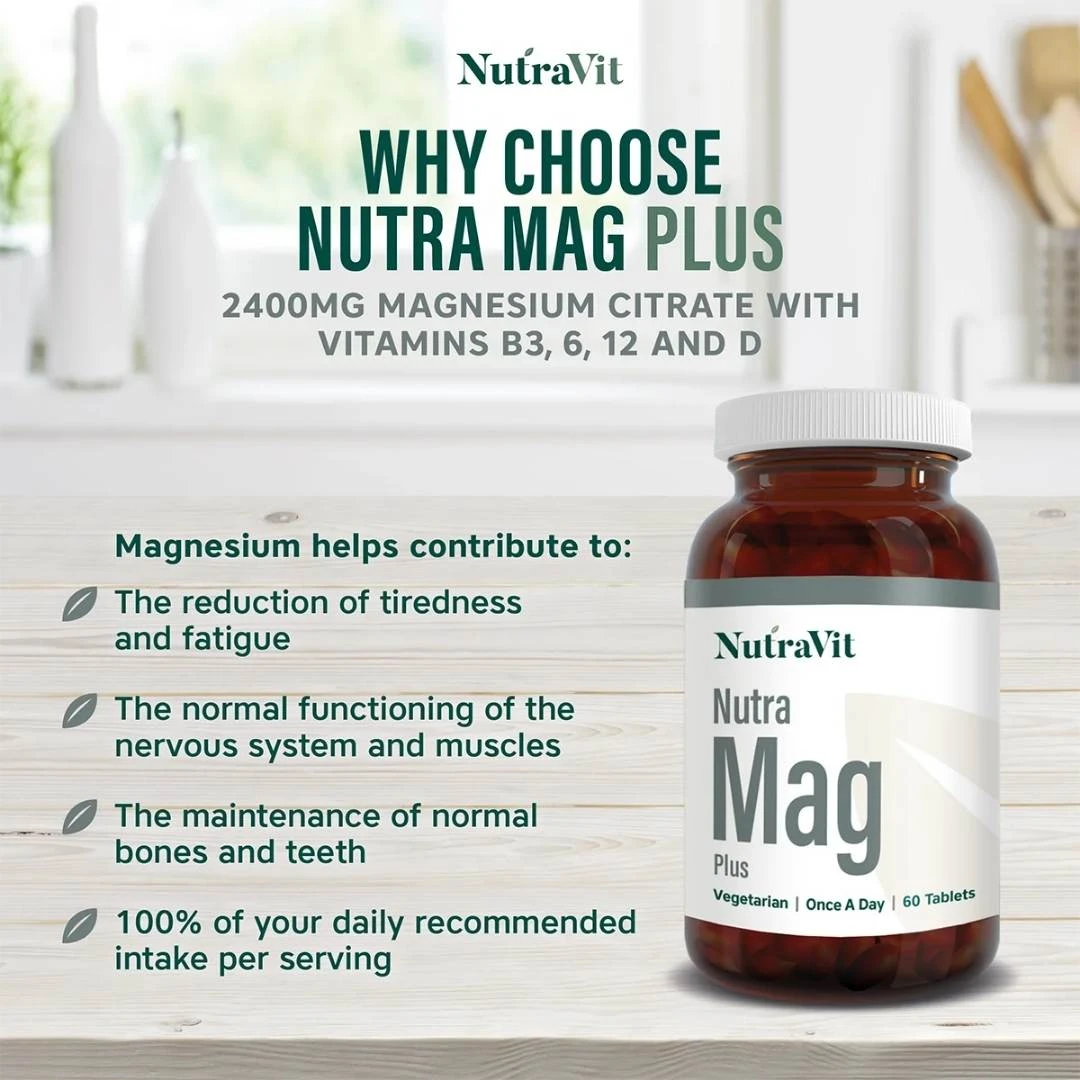 NutraVit Nutra Mag Plus 60 Tableta, | eApoteka