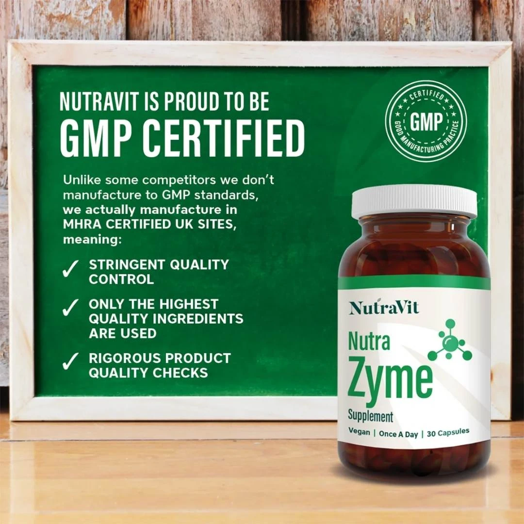 NutraVit Nutra Zyme 30 Kapsula sa Enzimima za Varenje Hrane, | eApoteka