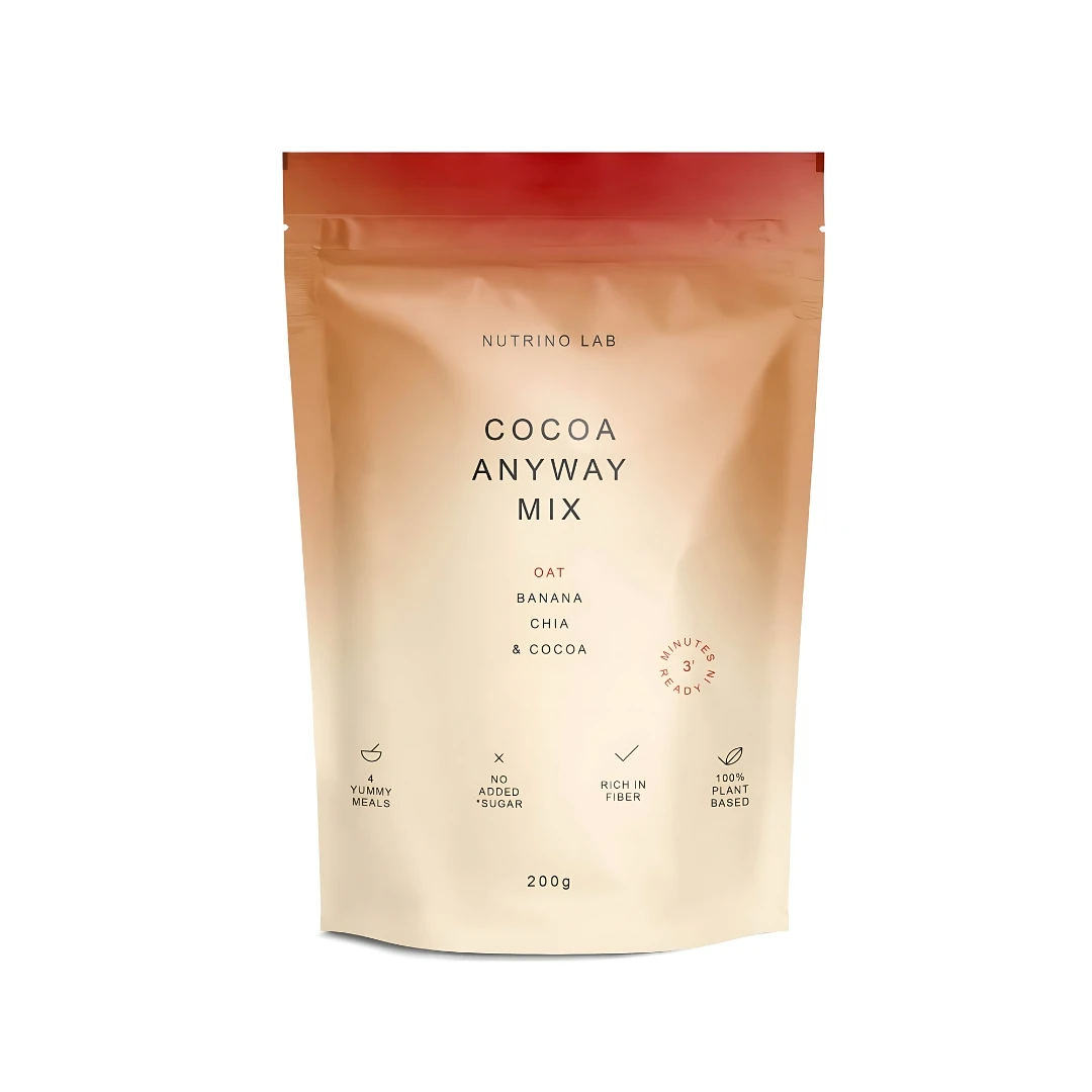 Nutrino Lab Ovsena Kaša Cocoa Anyway sa Čija Semenkama, Kakaom i ...