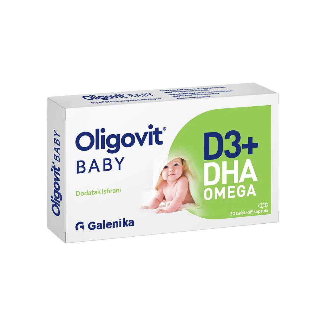 Oligovit® Baby D3+DHA Omega 30 Twist-off Kapsula, | eApoteka