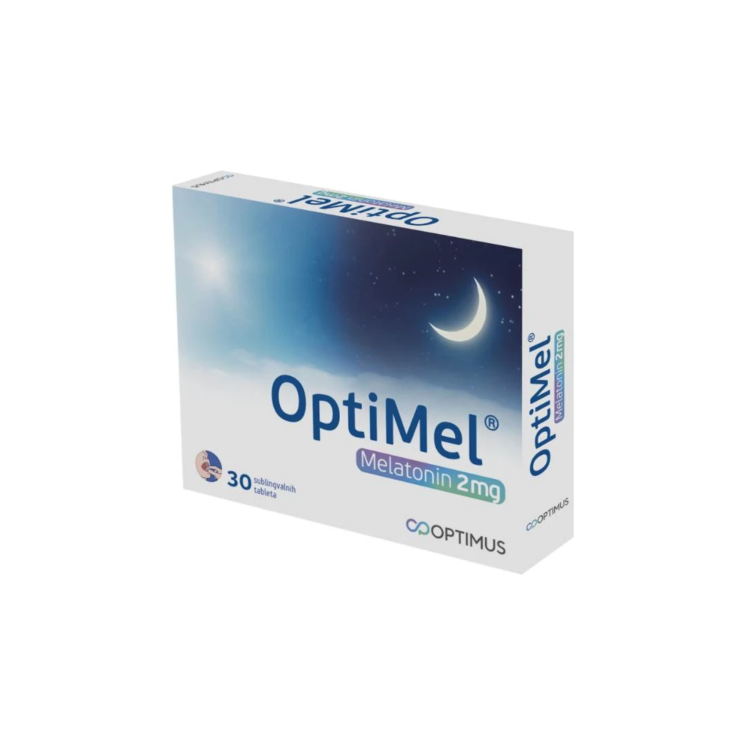 OptiMel® Melatonin 2 mg 30 Sublingvalnih Tableta za Spavanje, | eApoteka