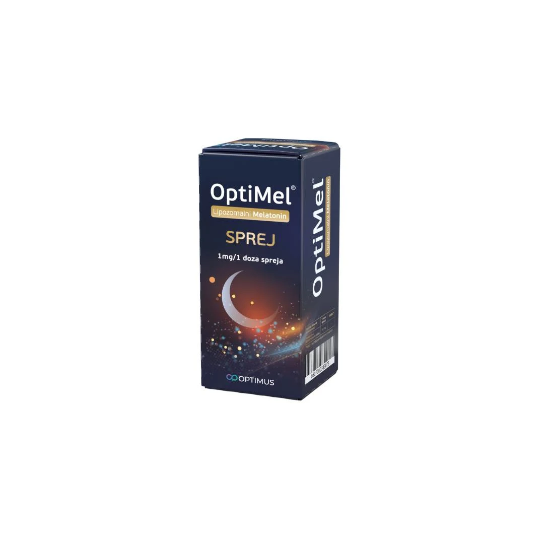 OptiMel® Sublingvalni Melatonin Sprej za Uspavljivanje 20 mL, | eApoteka
