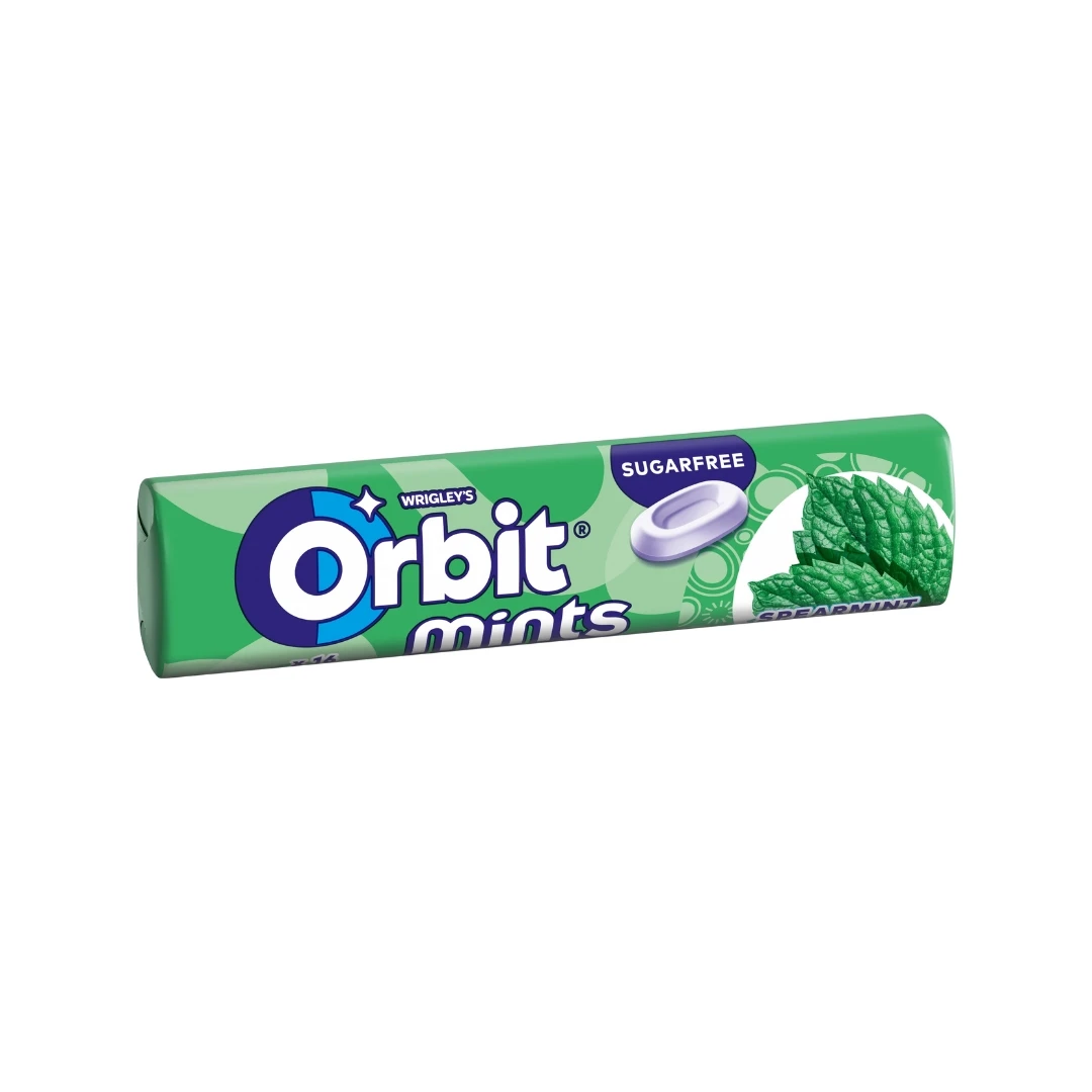 Orbit® Bombone SPEARMINT Svetlo Zelene sa Ukusom Mente 16 Bombona ...
