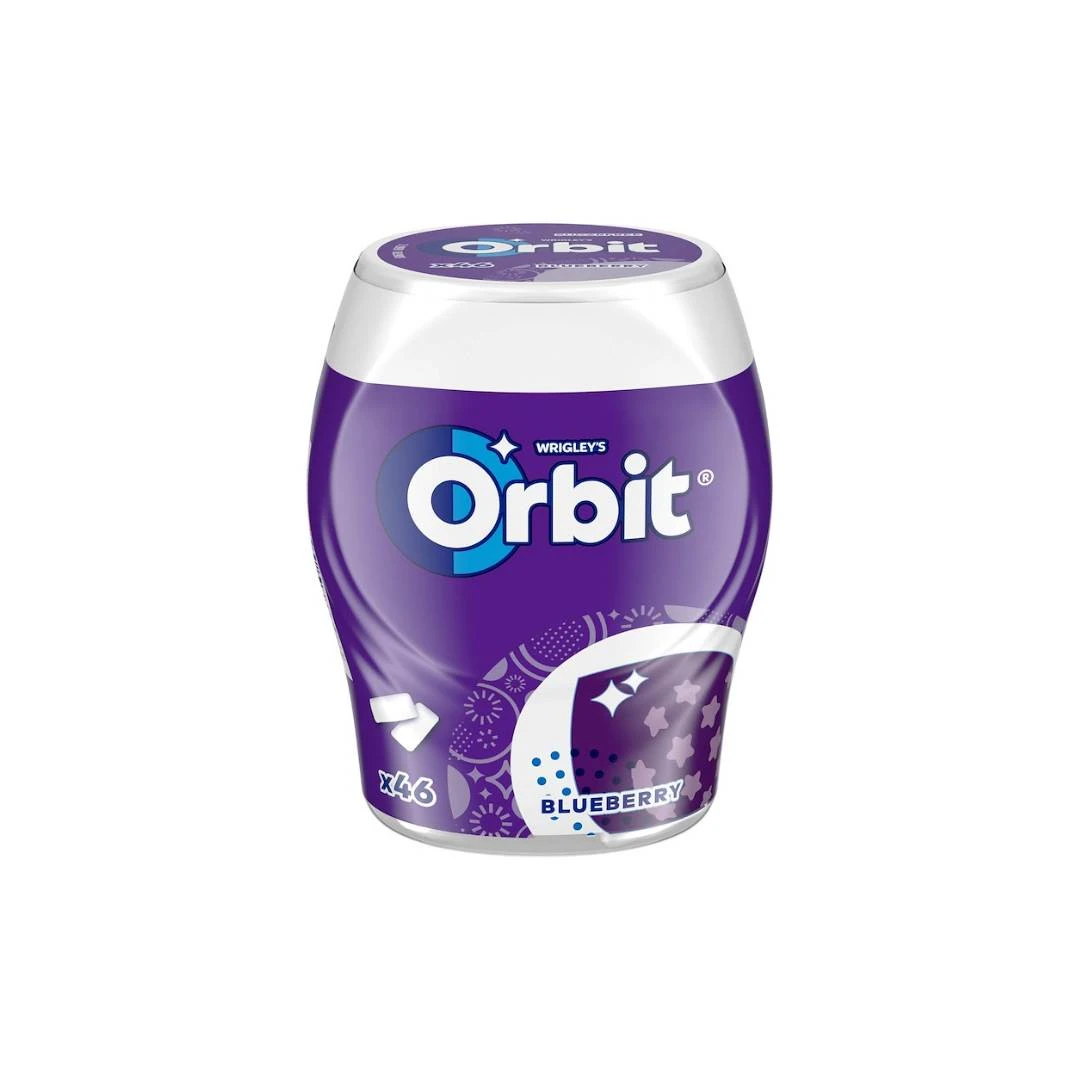 Orbit® Žvake BOROVNICA Bočica 46 Žvaka, | eApoteka