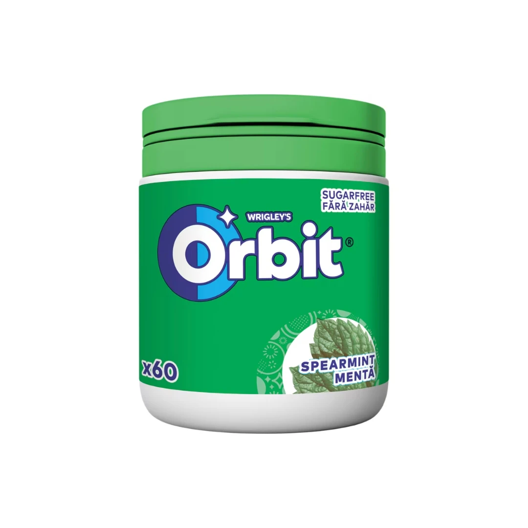Orbit® Žvake SPEARMINT sa Ukusom Mente Bočica 60 Žvaka, | eApoteka