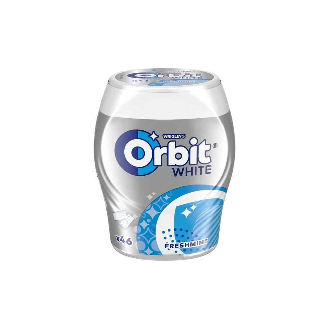 Orbit® Žvake WHITE FRESHMINT sa Ukusom Mente Bočica 46 Žvaka, | eApoteka