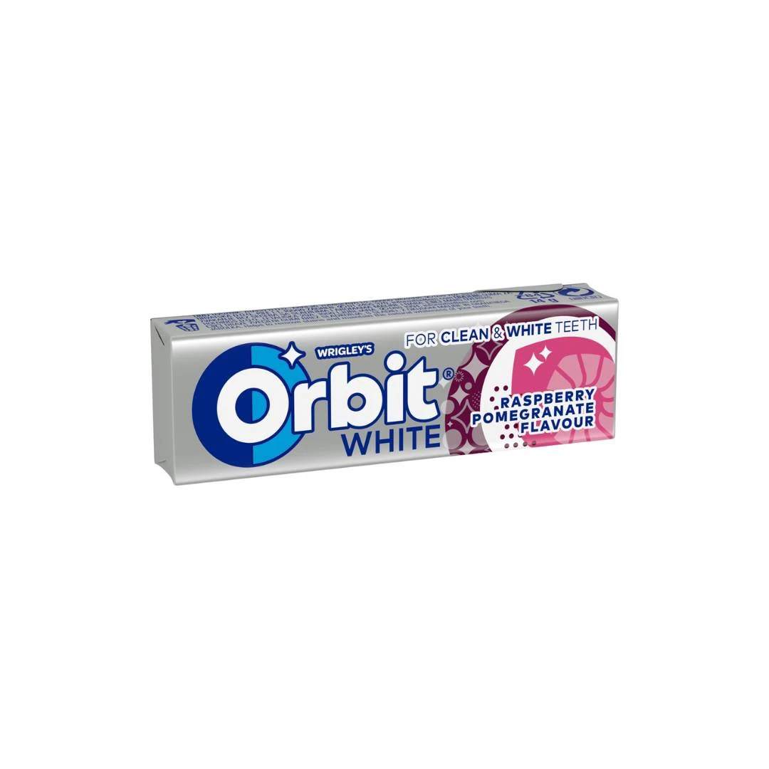 Orbit® Žvake WHITE Raspberry Pomegranate Borovnica i Nar 10 Žvaka ...