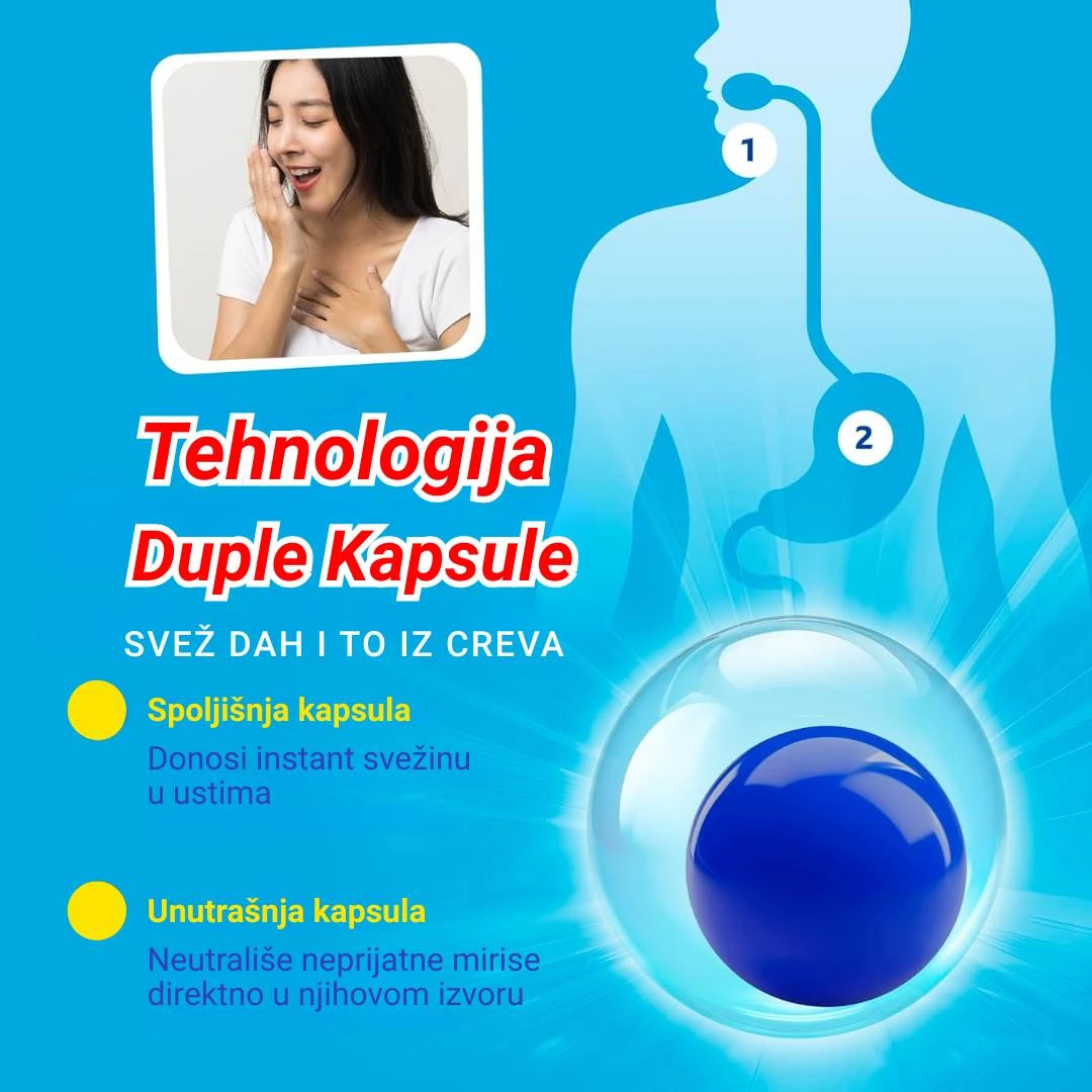 PaperMints® Cool Caps MENTOL 40 Perlica za Svež Dah, bez Šećera ...