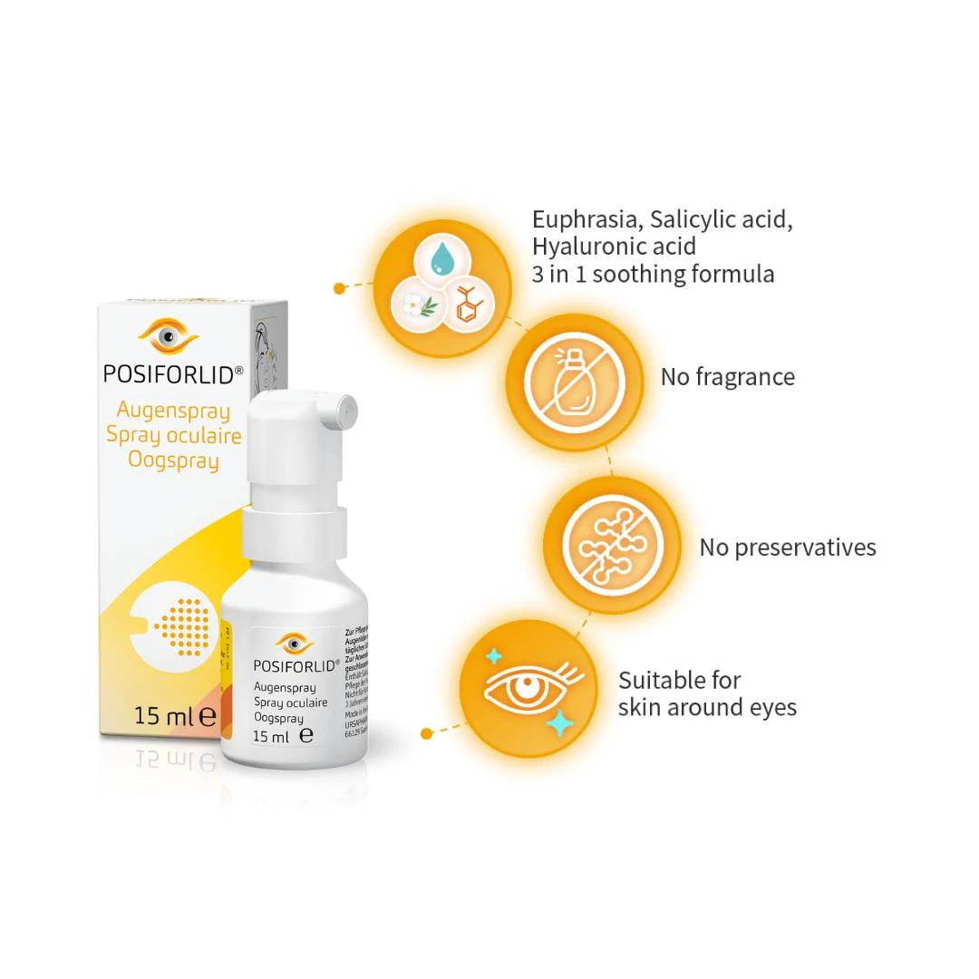 POSIFORLID® Sprej za Oči za Negu Iritiranih Očnih Kapaka 15 mL, | eApoteka