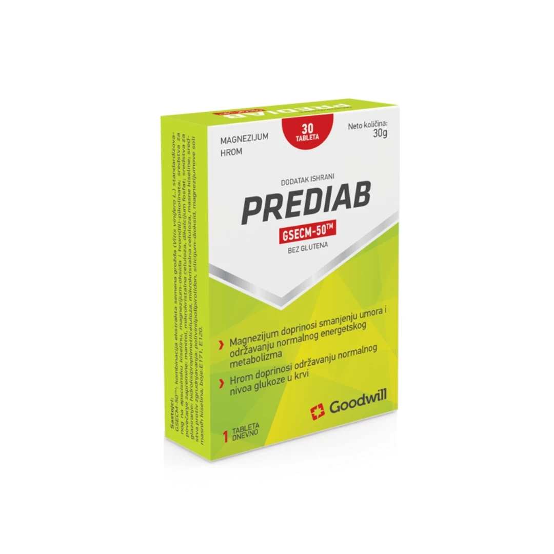 PREDIAB 30 Tableta Insulinska Rezistencija, Metabolički Sindrom ...