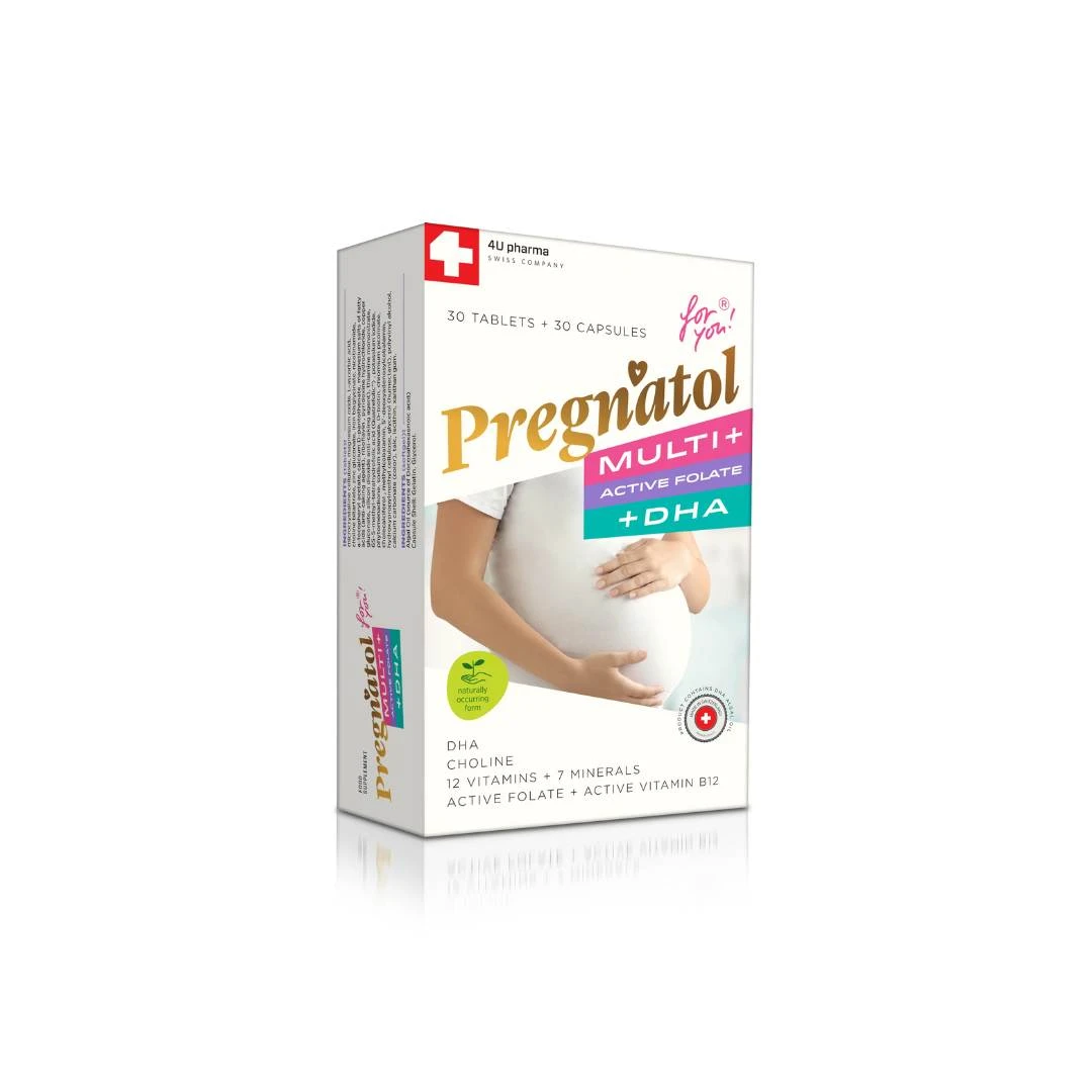 Pregnatol MULTI + ACTIVE FOLATE + DHA 30 Tableta i 30 Kapsula, | eApoteka