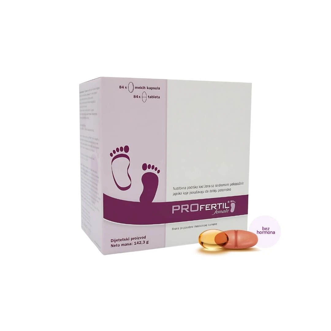 PROfertil Female za NJU 84 Tablete+84 Kapsule za Plodnost kod Žena ...