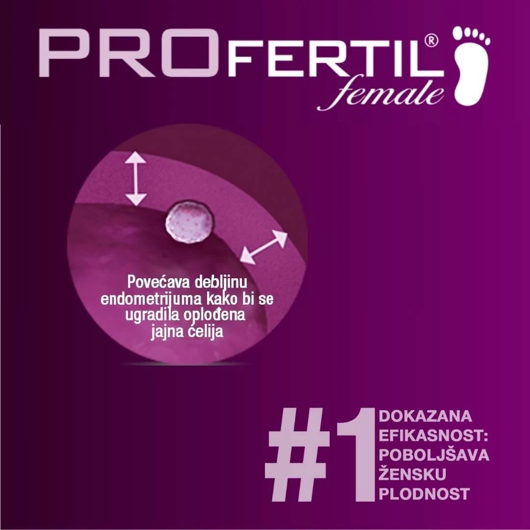 PROfertil Female za NJU 84 Tablete+84 Kapsule za Plodnost kod Žena ...