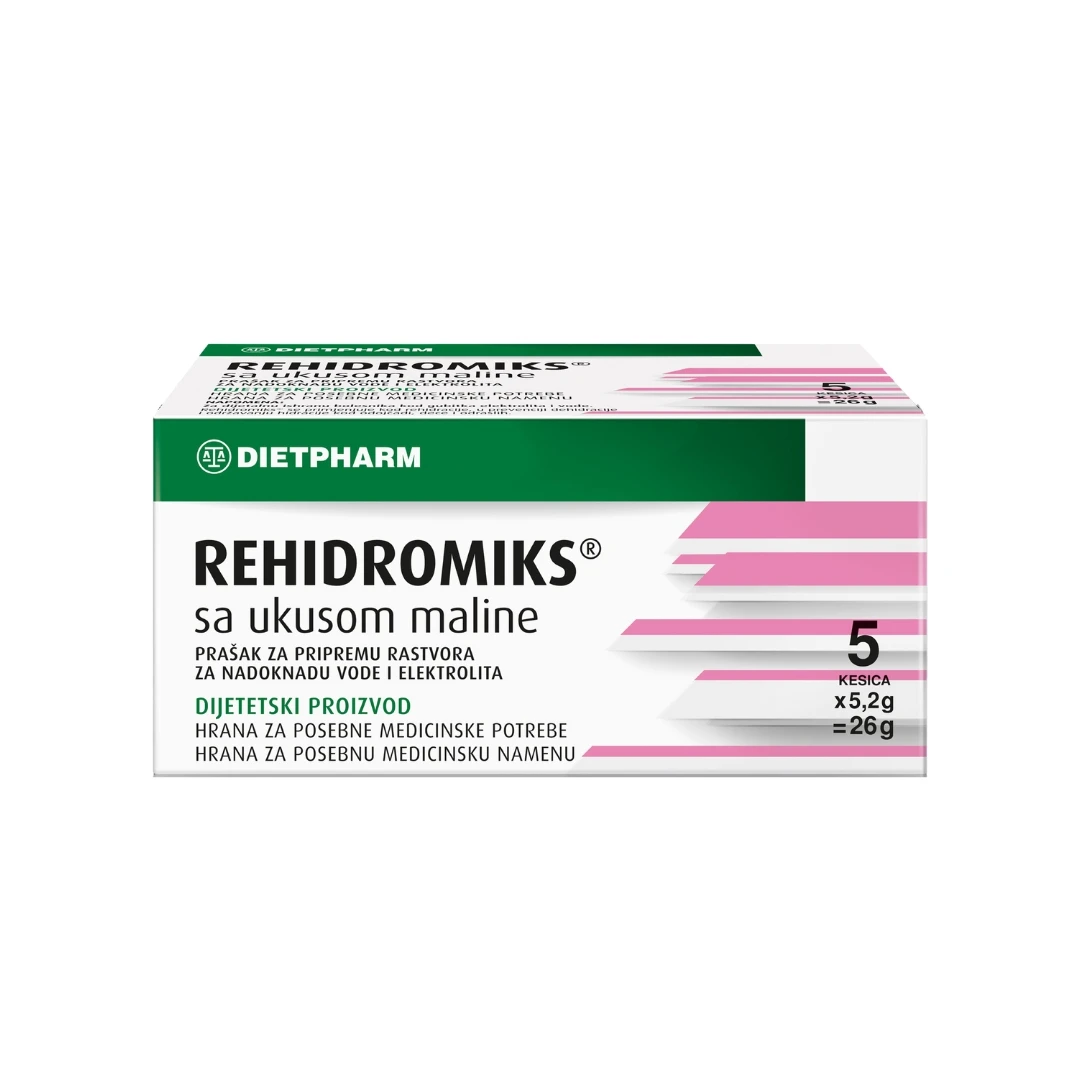 DIETPHARM REHIDROMIKS® Prašak za Rehidrataciju Organizma 5x5,2 g ...