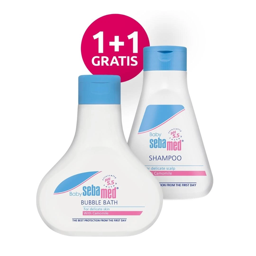 Sebamed® PROMO Baby Penušava Kupka 200 mL i Baby Šampon 150 mL, | eApoteka