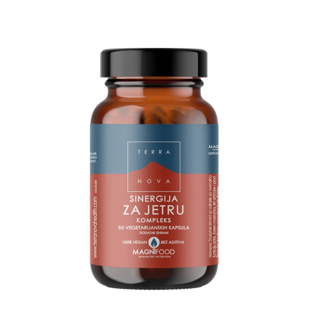 TerraNova SINERGIJA za JETRU 50 Kapsula za Regeneraciju Jetre, | eApoteka
