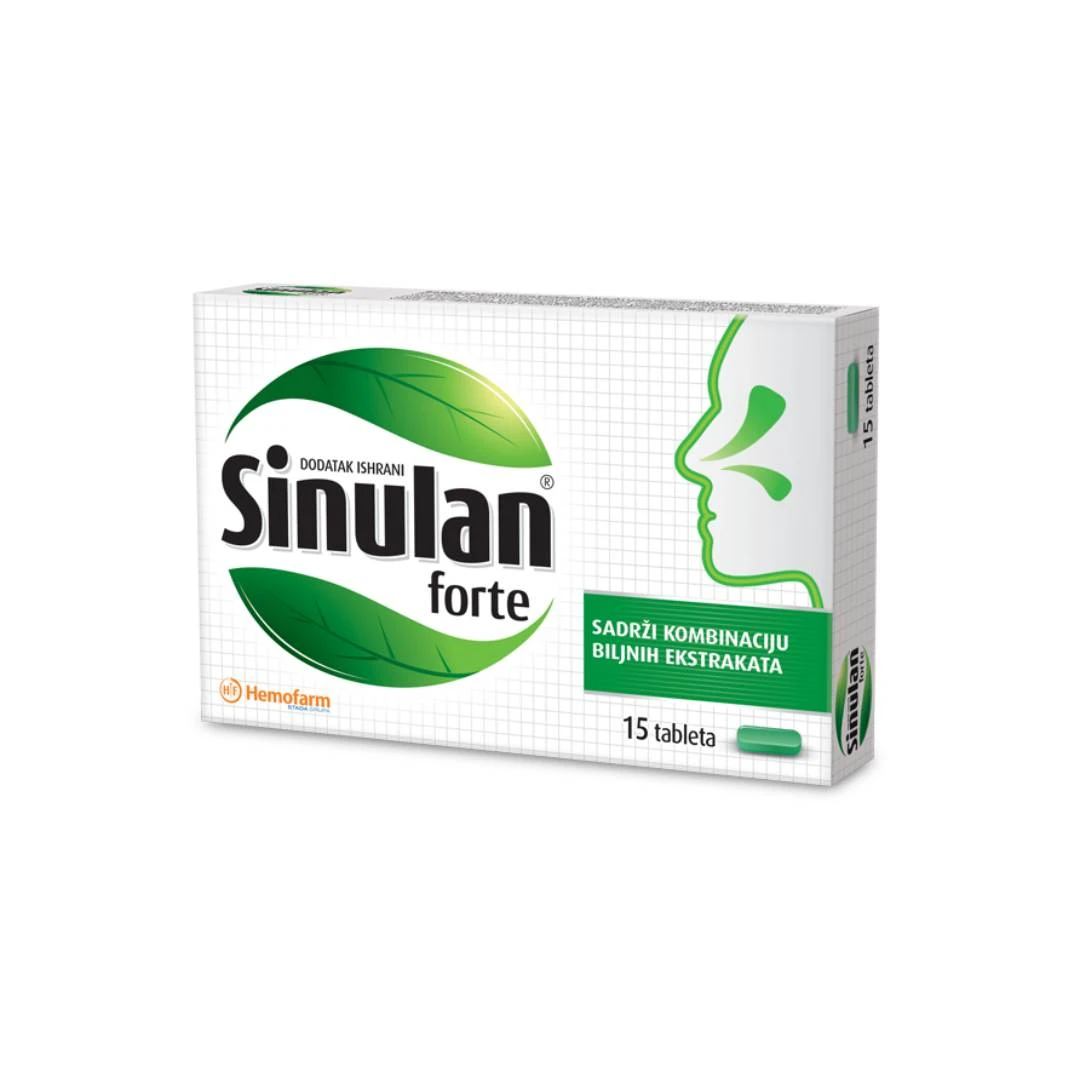 Sinulan® Forte 15 Tableta za Upalu Sinusa -Sinuzitis, | eApoteka