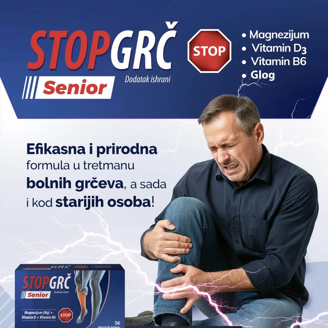 Dr. Theiss STOP GRČ SENIOR 56 Tableta Protiv Grčeva u Mišićima, | eApoteka