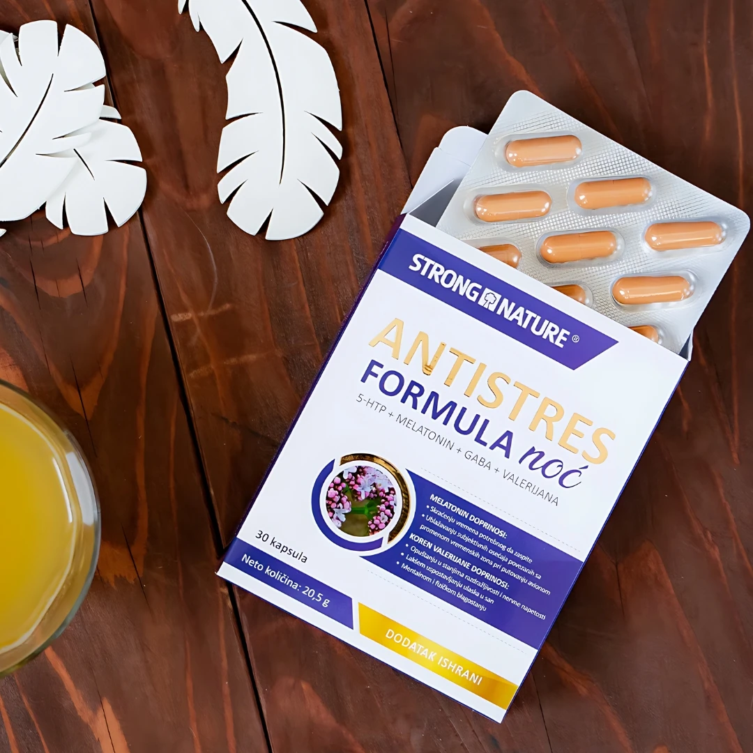 STRONG NATURE® Antistres Formula Noć 30 Kapsula, | eApoteka