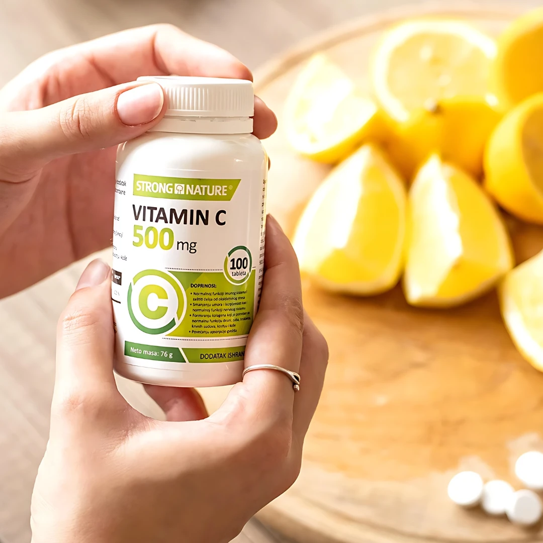 STRONG NATURE® Vitamin C 500 mg 100 Tableta, | eApoteka