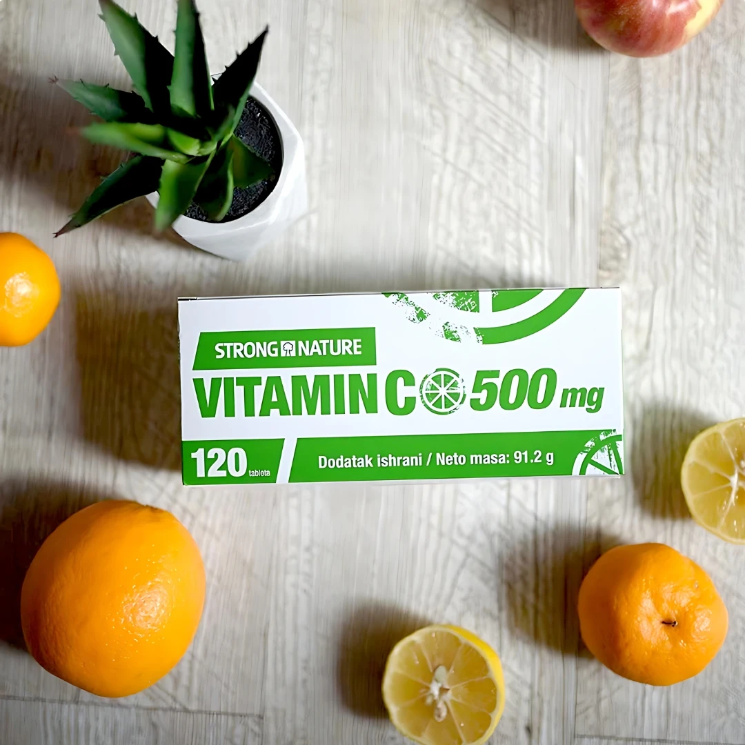 STRONG NATURE® Vitamin C 500 mg Strip Pakovanje 120 Tableta, | eApoteka