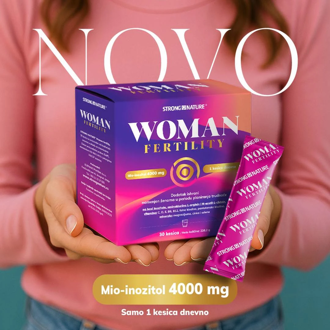 STRONG NATURE® Woman Fertility 30 Kesica za Plodnost kod Žena ...