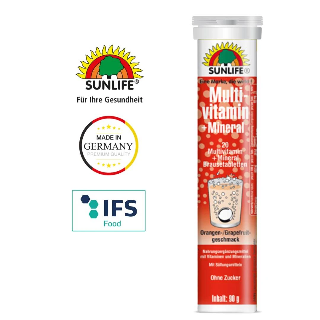 SUNLIFE Multivitamini + Minerali 20 Šumećih Tableta, | eApoteka