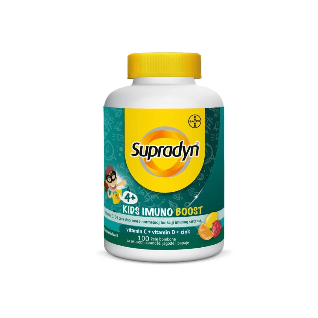 BAYER Supradyn® KIDS IMUNO BOOST 100 Gumenih Tableta, | eApoteka