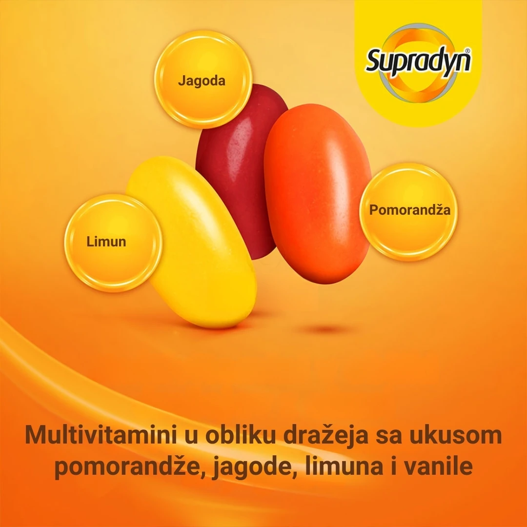 Supradyn® KIDS Dražeje 9 Vitamina i Jod 60 Komada, | eApoteka