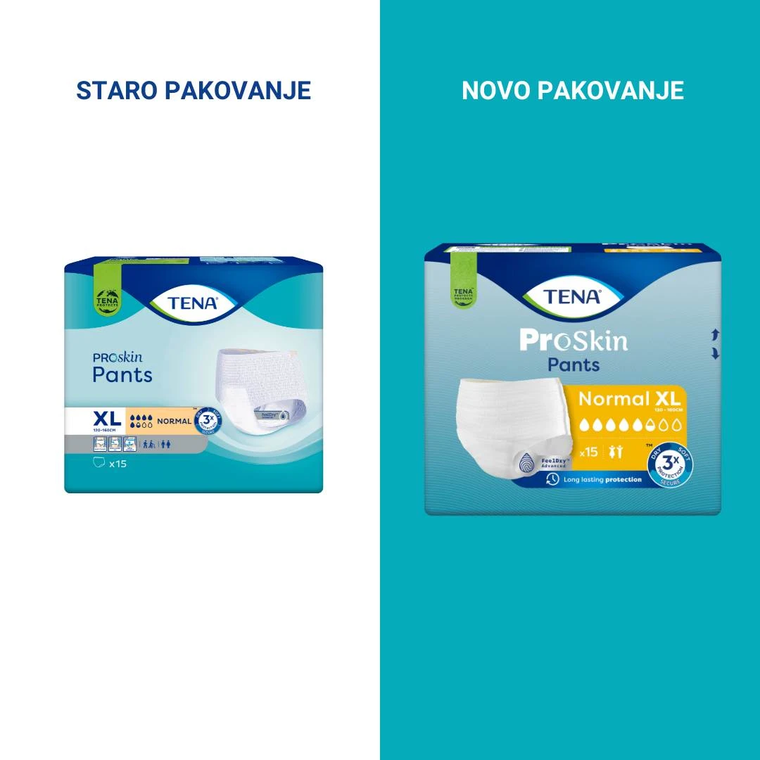 TENA® Pants NORMAL XL Gaćice za Inkontinenciju 15 Komada, | eApoteka