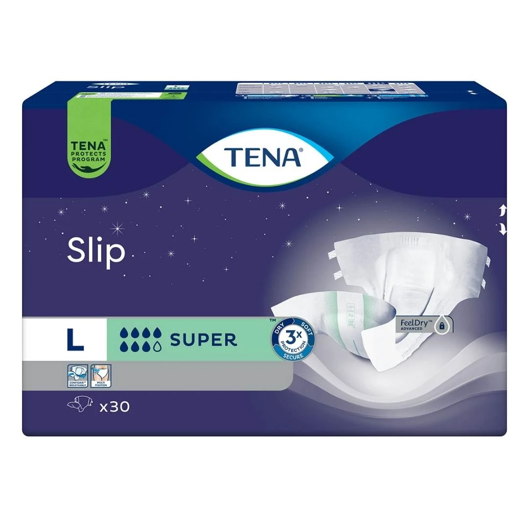 TENA® Pelene za Odrasle Slip Super L 30 Pelena za Inkontinenciju ...