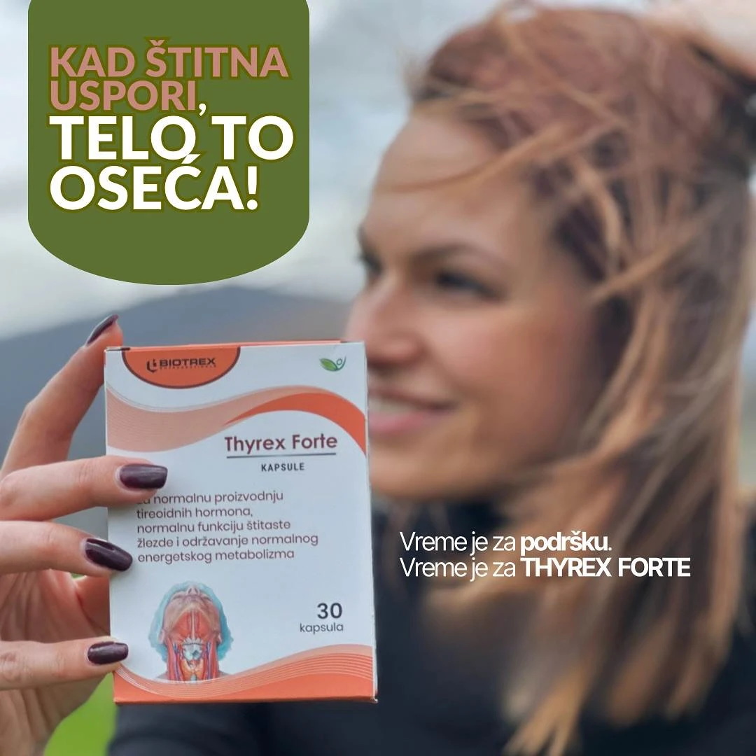 Thyrex Forte 30 Kapsula za Normalnu Funkciju Štitaste Žlezde, | eApoteka