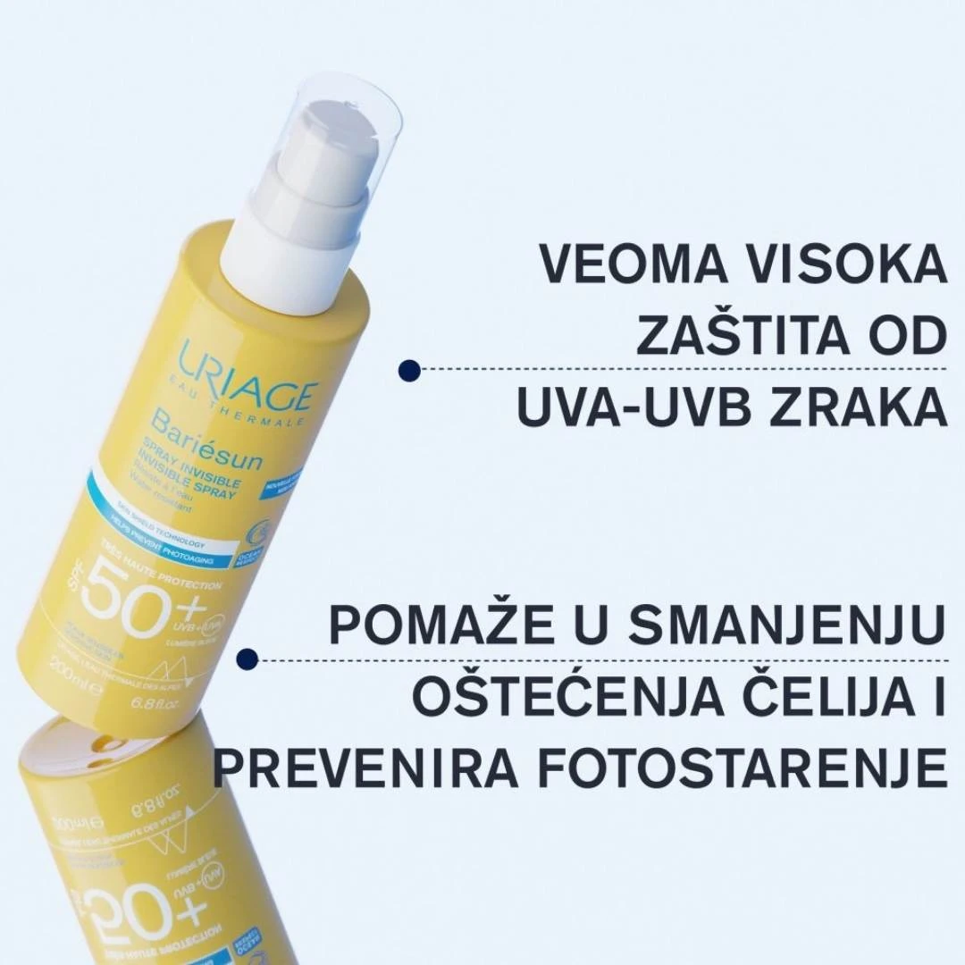 URIAGE Bariésun Transparentni Sprej za Sunčanje SPF50+ 200 mL, | eApoteka