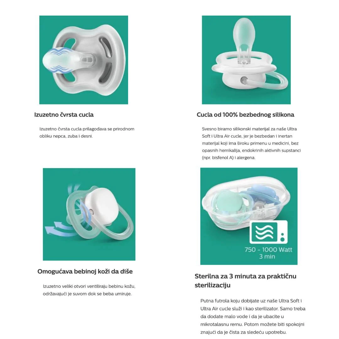 Philips AVENT Varalica ULTRA AIR 18m+ 7091 2 Cucle za Devojčice, | eApoteka