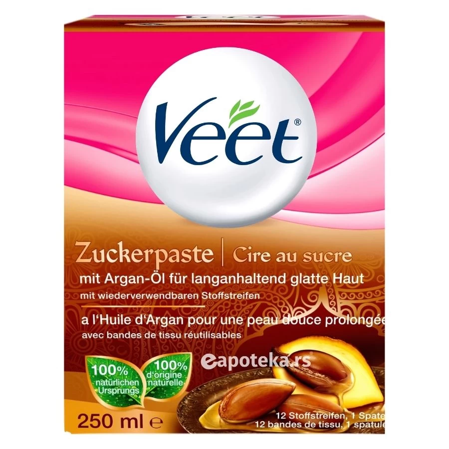 Veet Šećerna Pasta za Depilaciju Tela i Lica 250 mL, | eApoteka