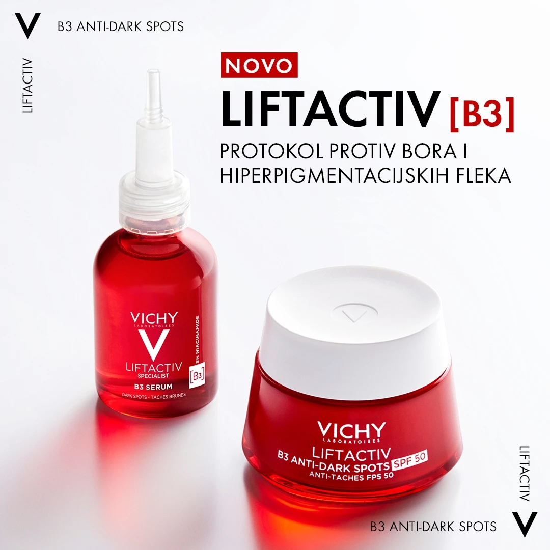 VICHY LIFTACTIV SPECIALIST B3 DARK SPOTS SERUM Protiv Tamnih Hiperpignemntacijskih Fleka i Bora ...