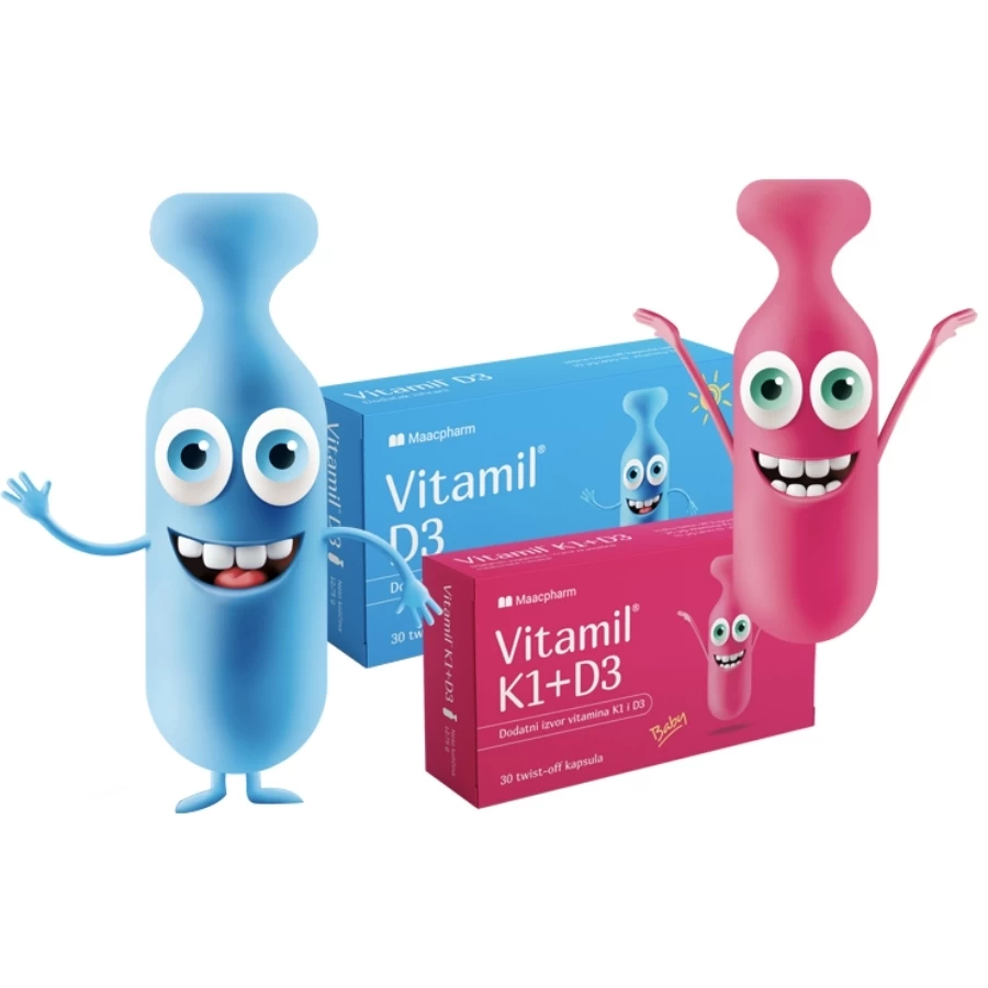 Vitamil® D3 30 Twist Off Kapsula, | eApoteka