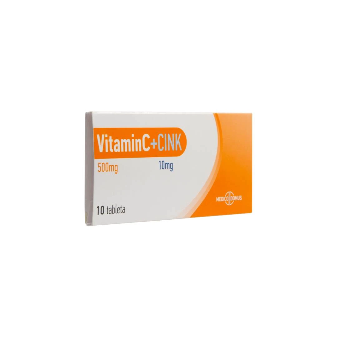 MEDICODOMUS Vitamin C + Cink 10 Tableta, | eApoteka