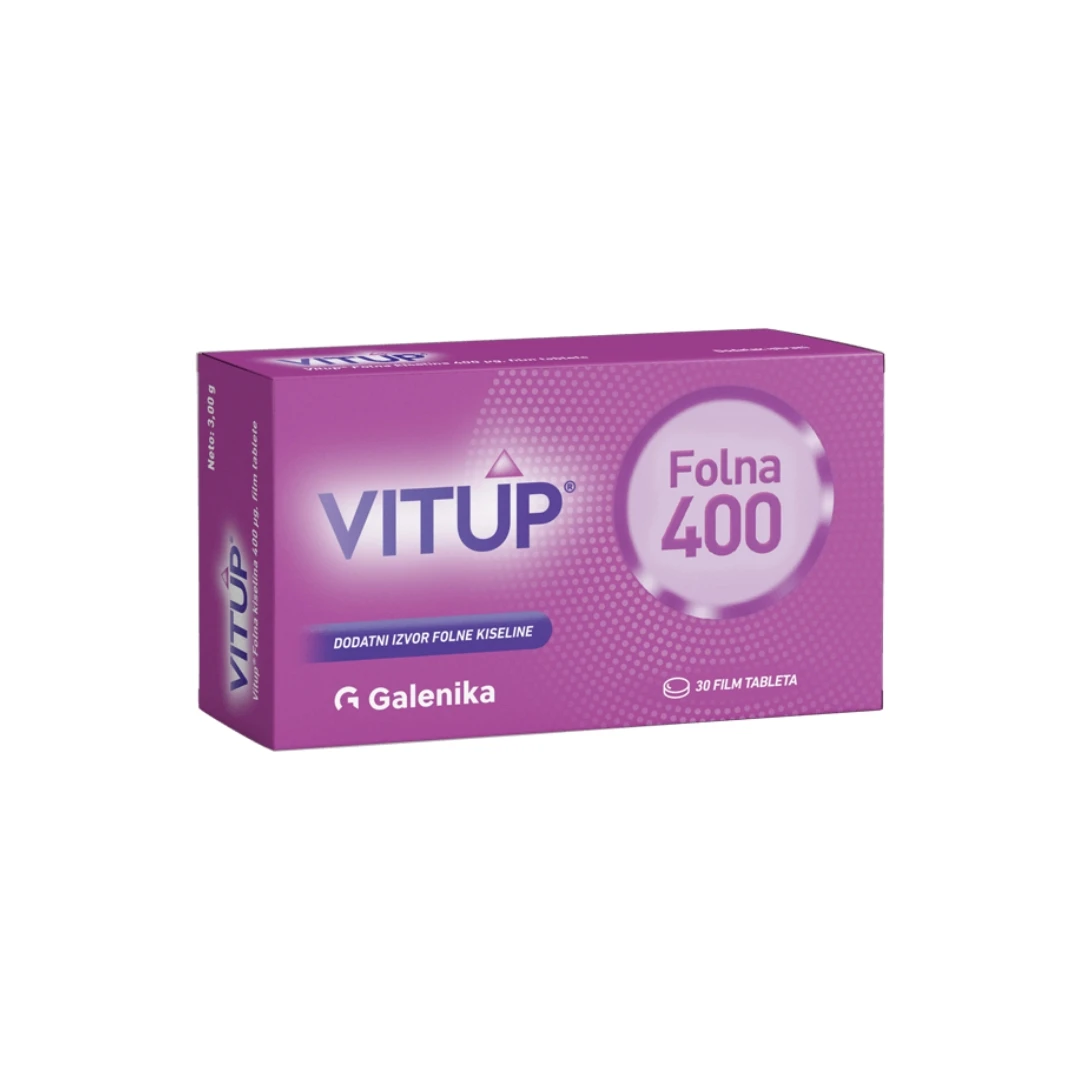 GALENIKA VitUp!® Folna Kiselina 400 mcg 30 Film Tableta, | eApoteka