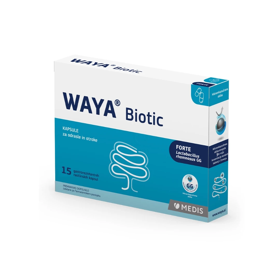 WAYA Biotic FORTE 15 Kapsula Probiotik za Odrasle i Decu od 2. Godine, | eApoteka