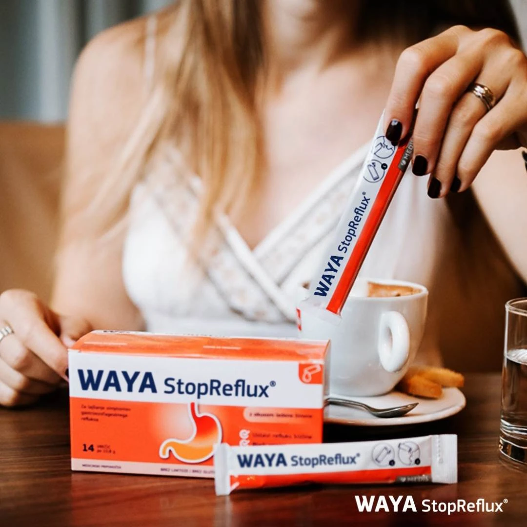 WAYA StopReflux 14 Kesica za Ublažavanje Simptoma Gastroezofagealnog Refluksa, | eApoteka
